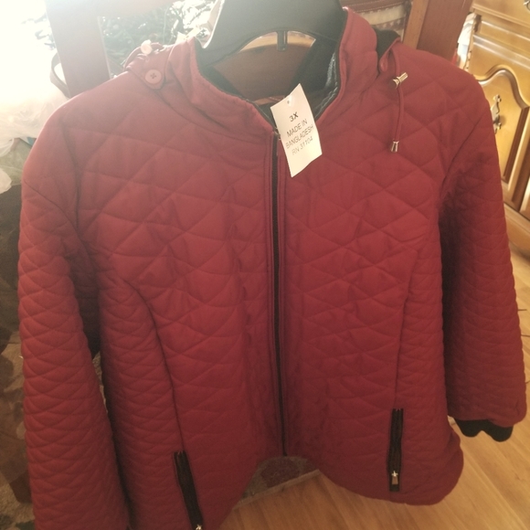 new directions | Jackets & Coats | Reversible Jacket W Hood | Poshmark